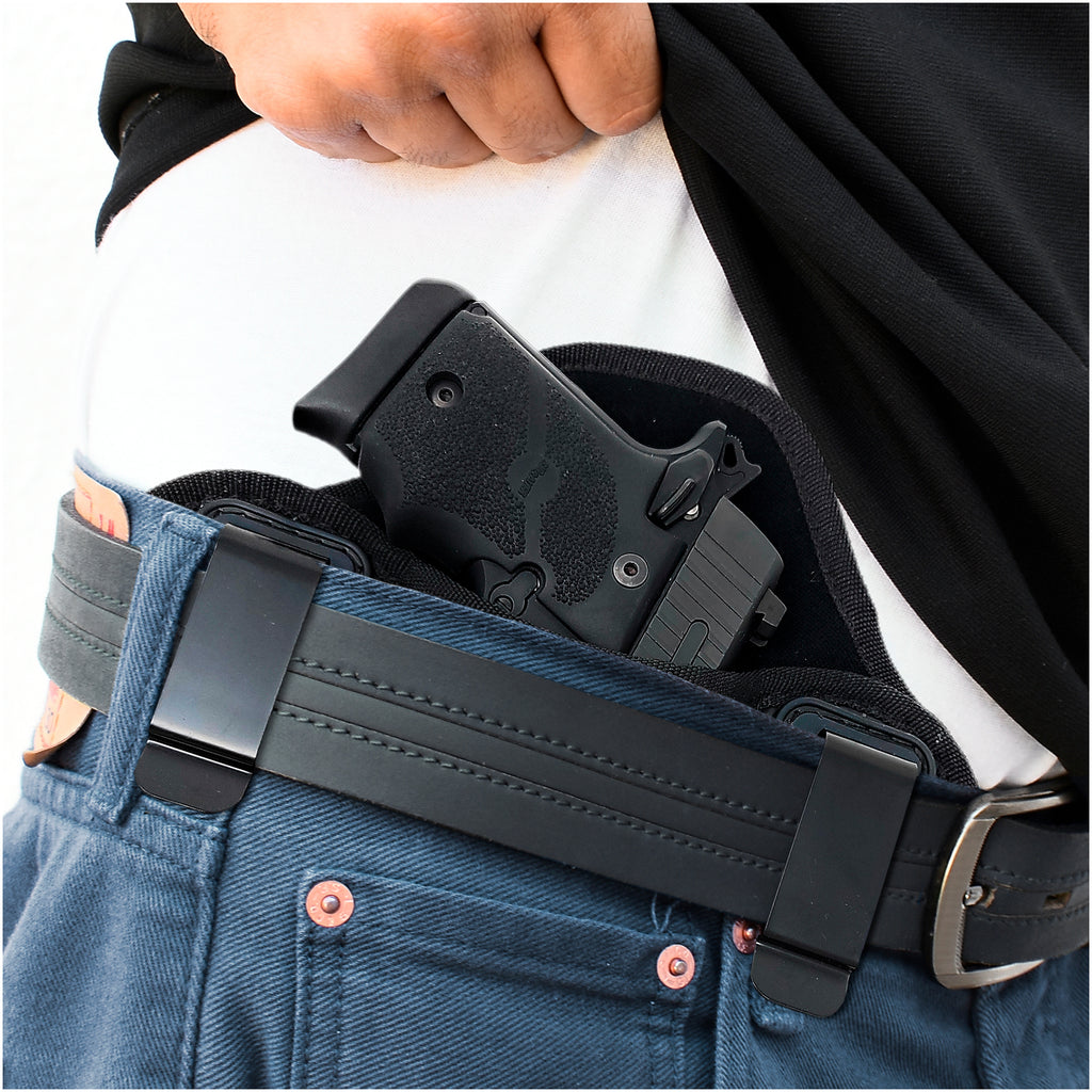 Tactical Pancake Gun Holster by Houston | ECO Leather Concealed Carry ...