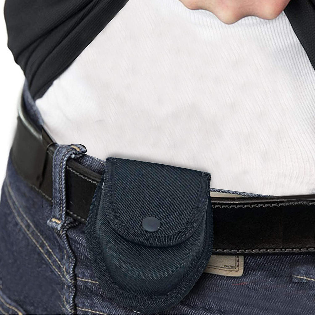 Black Nylon Thermofoil Handcuff Case With Secure Snap & Belt Loop by H ...