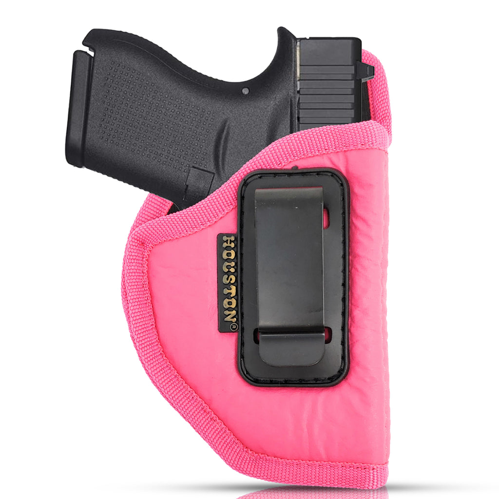 Pink IWB Gun Holster by Houston | ECO LEATHER Concealed Carry Soft Mat ...