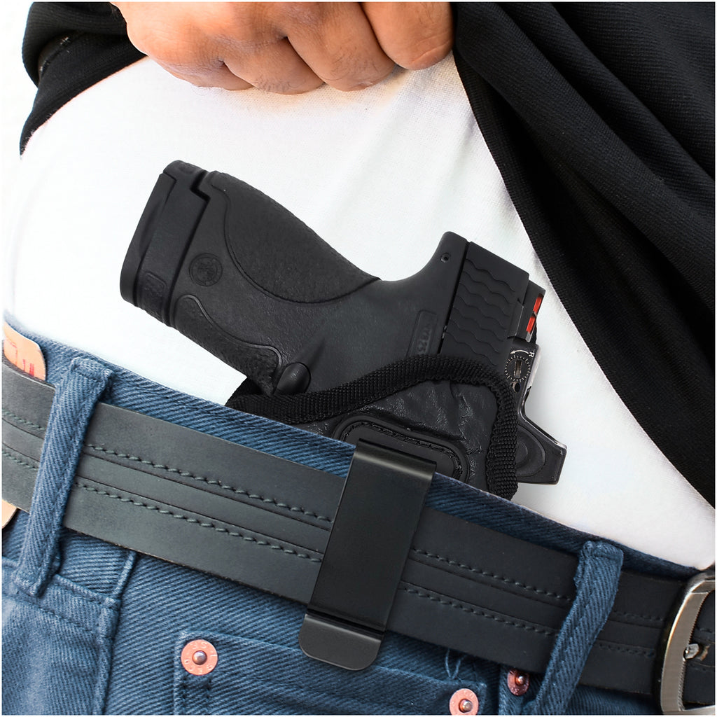 IWB Optical Gun Holster by Houston - ECO Leather Concealed Carry Soft ...