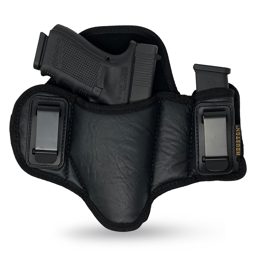 Tactical Pancake Gun Holster Houston - ECO Leather Concealed Carry Sof ...