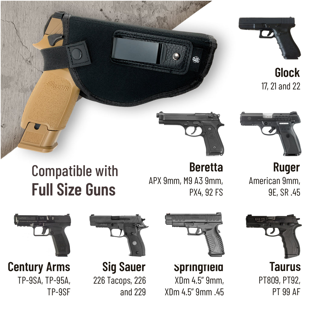 IWB Gun Holster by PH - Concealed Carry Soft Material | Soft Interior ...